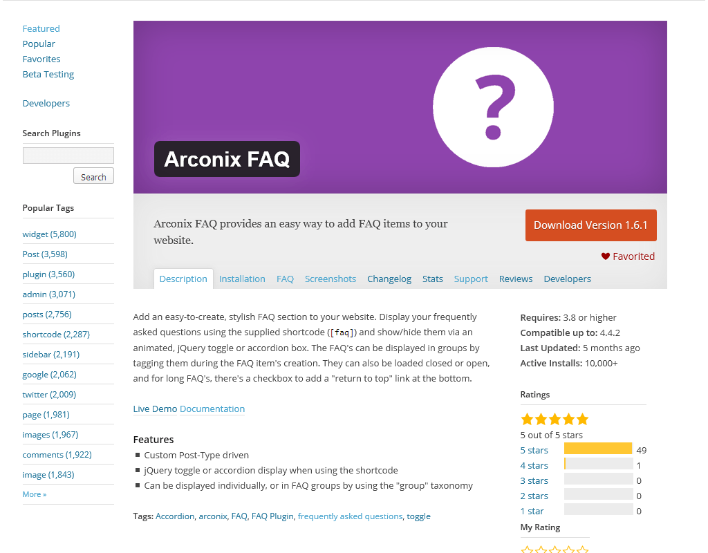 Arconix Faq Plugin Customization For Better Speed With Autoptimize Fix Css Problemsfix Css